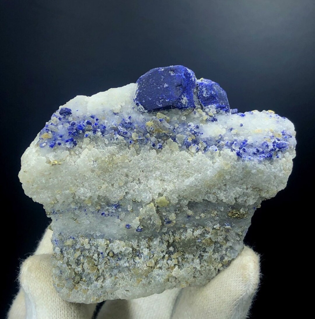 Lazurite With Pyrite Specimen, Blue Lazurite, Natural Lazurite ...