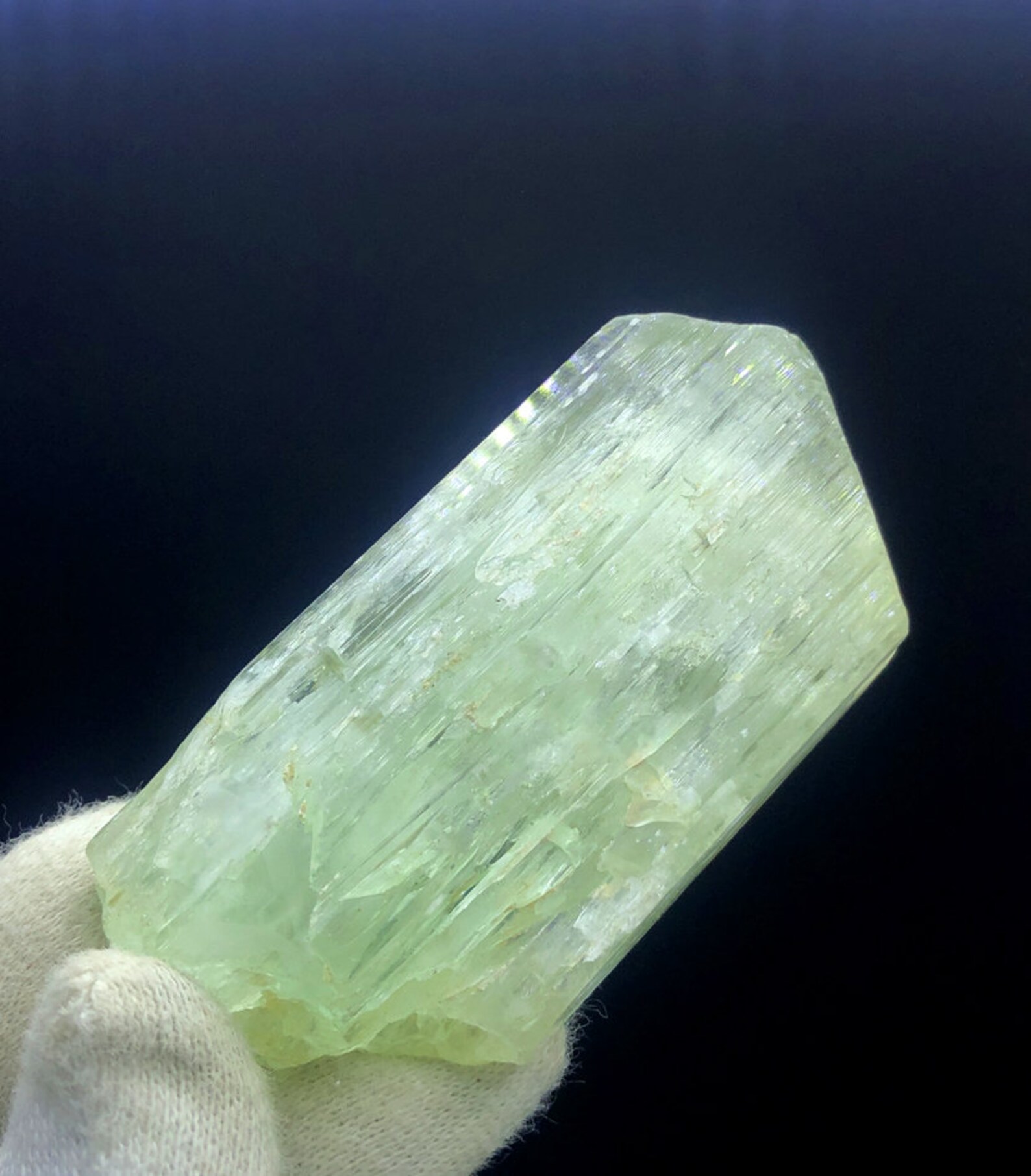 Natural Green Kunzite, Hiddenite Kunzite, Kunzite Crystal, Raw Kunzite ...