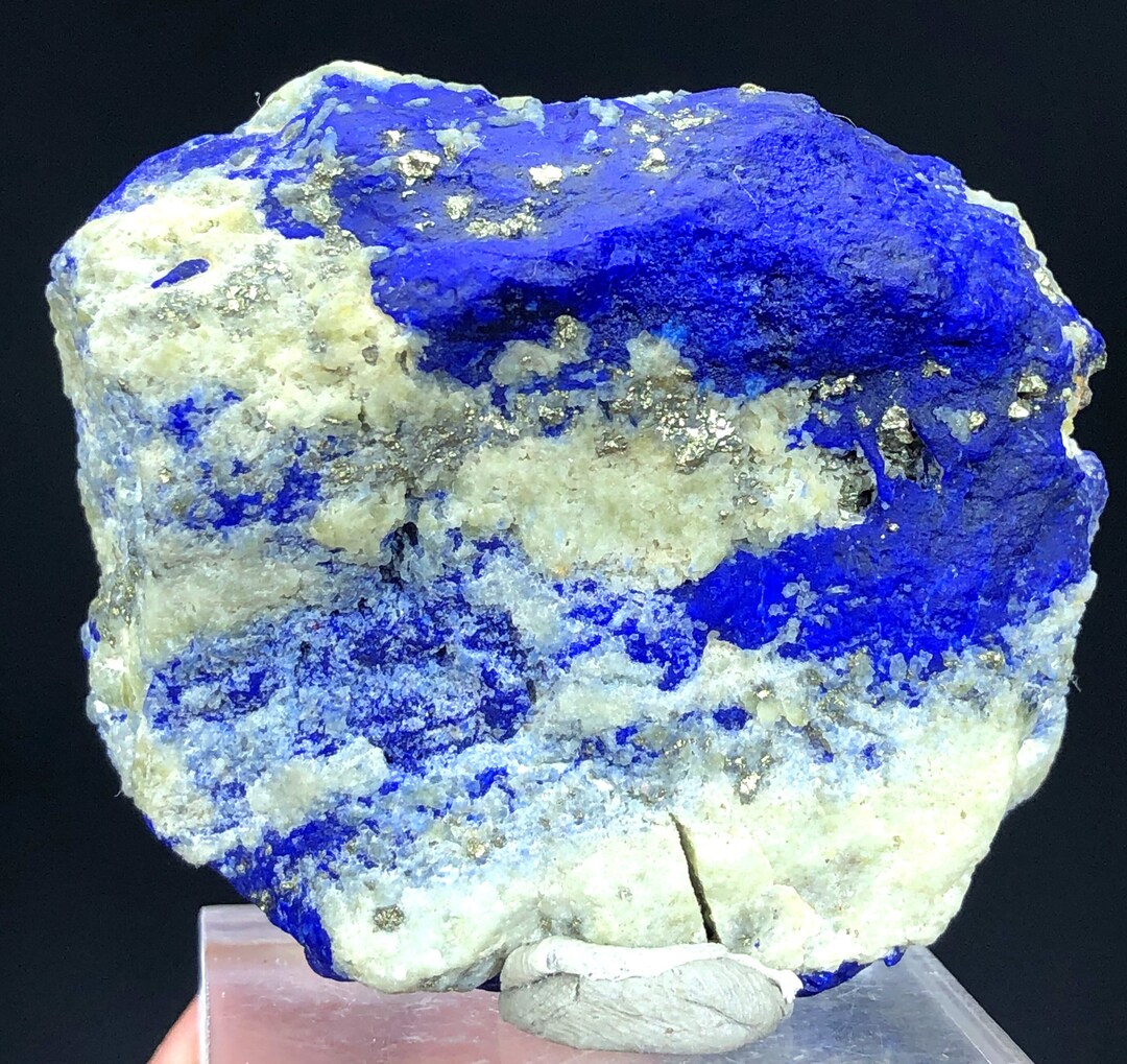 Natural Blue Color Lapis Lazuli Specimen With Pyrite Crystals, Blue ...
