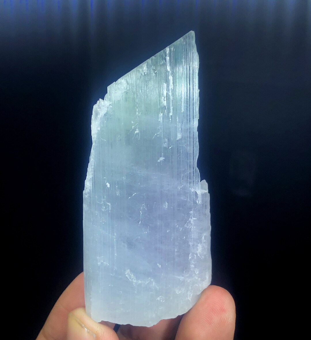Kunzite Crystal, Bi Color Kunzite, Double Terminated Kunzite, Natural ...