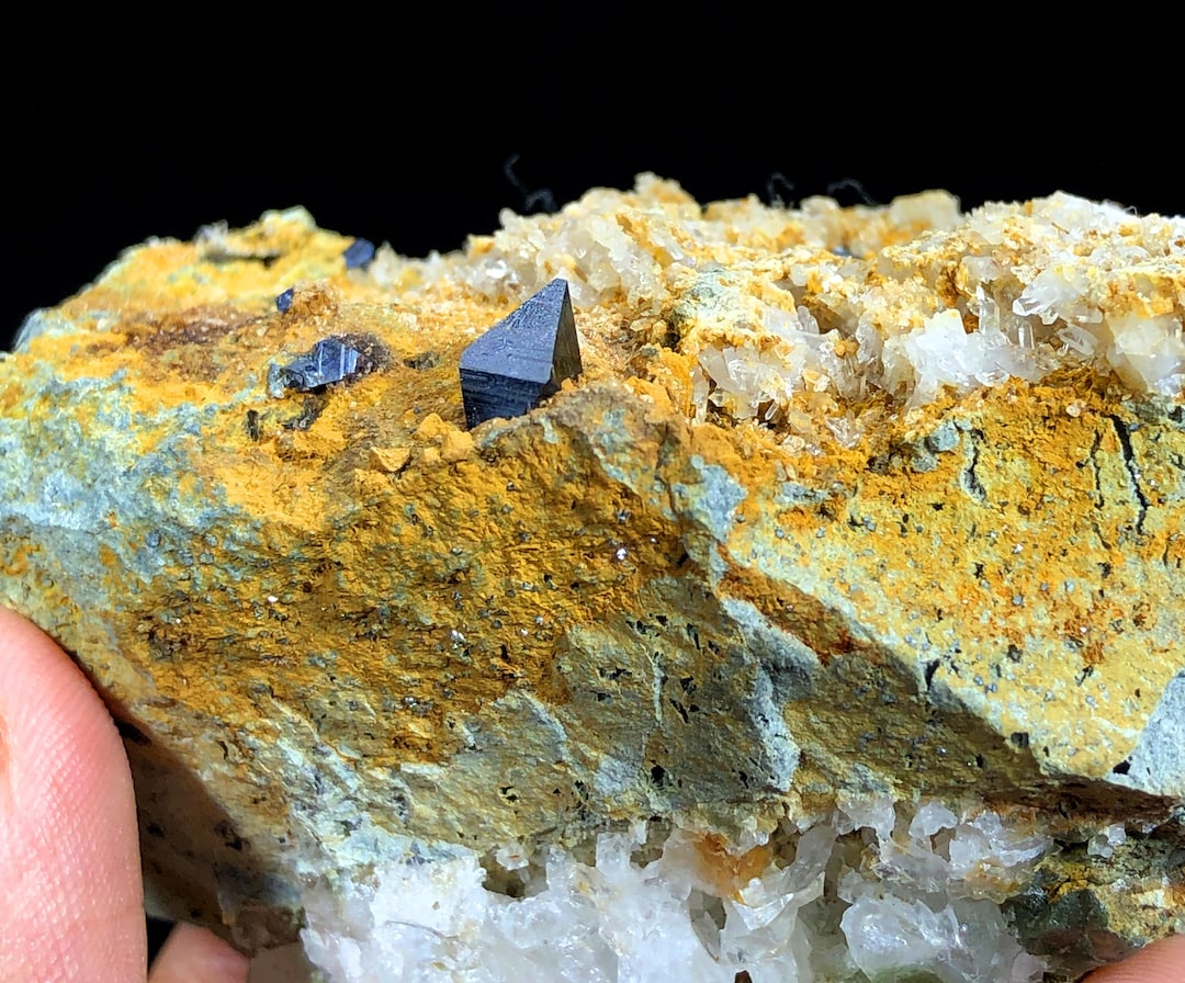 Natural Rare Anatse Crystals on Matrix, Anatase Mineral, Mineral ...