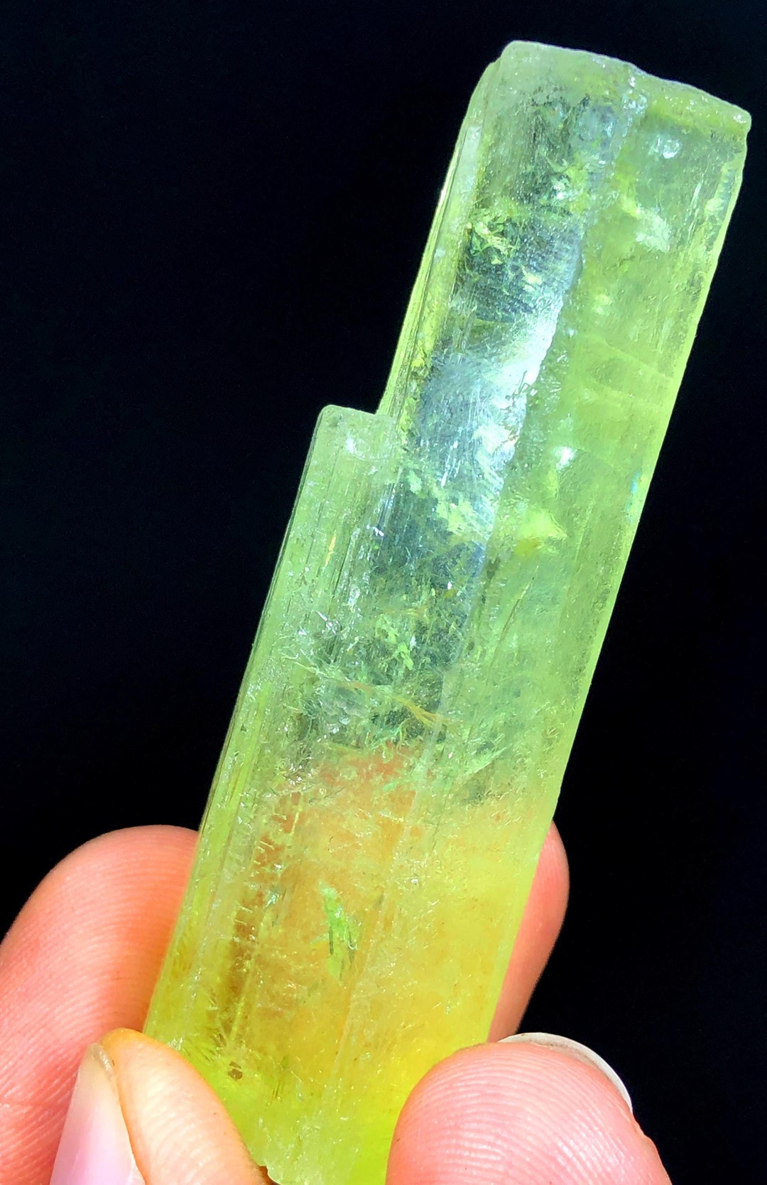 Natural Yellow Heliodor Crystal Specimen, Raw Mineral (26 Gram) - Etsy