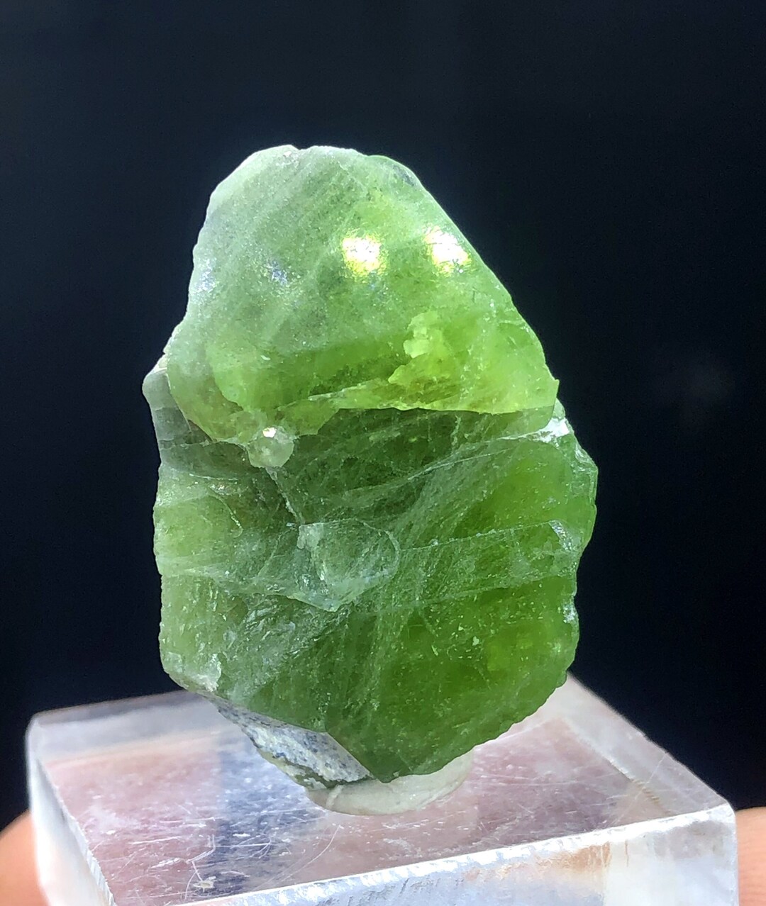 Peridot Crystal , Olivine Peridot Crystals Specimen, Raw Peridot ...