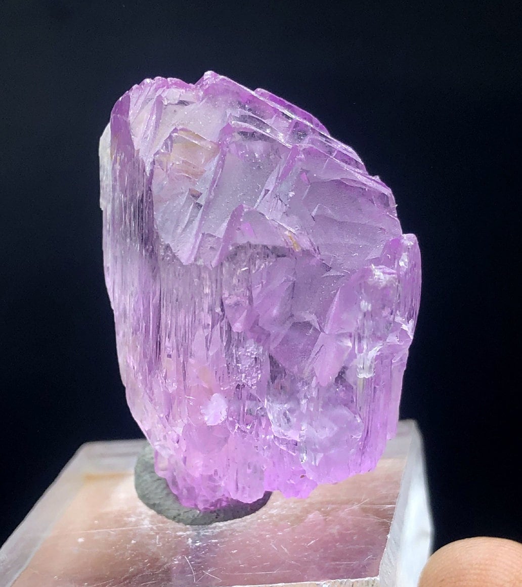 Mountain Shape Kunzite Crystal Pink Kunzite Kunzite Stone - Etsy