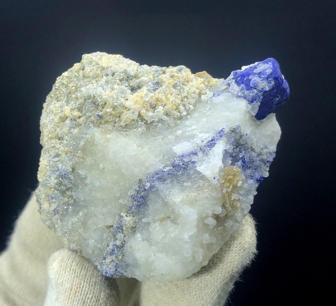 Lazurite Specimen With Pyrite, Blue Lazurite, Natural Lazurite ...