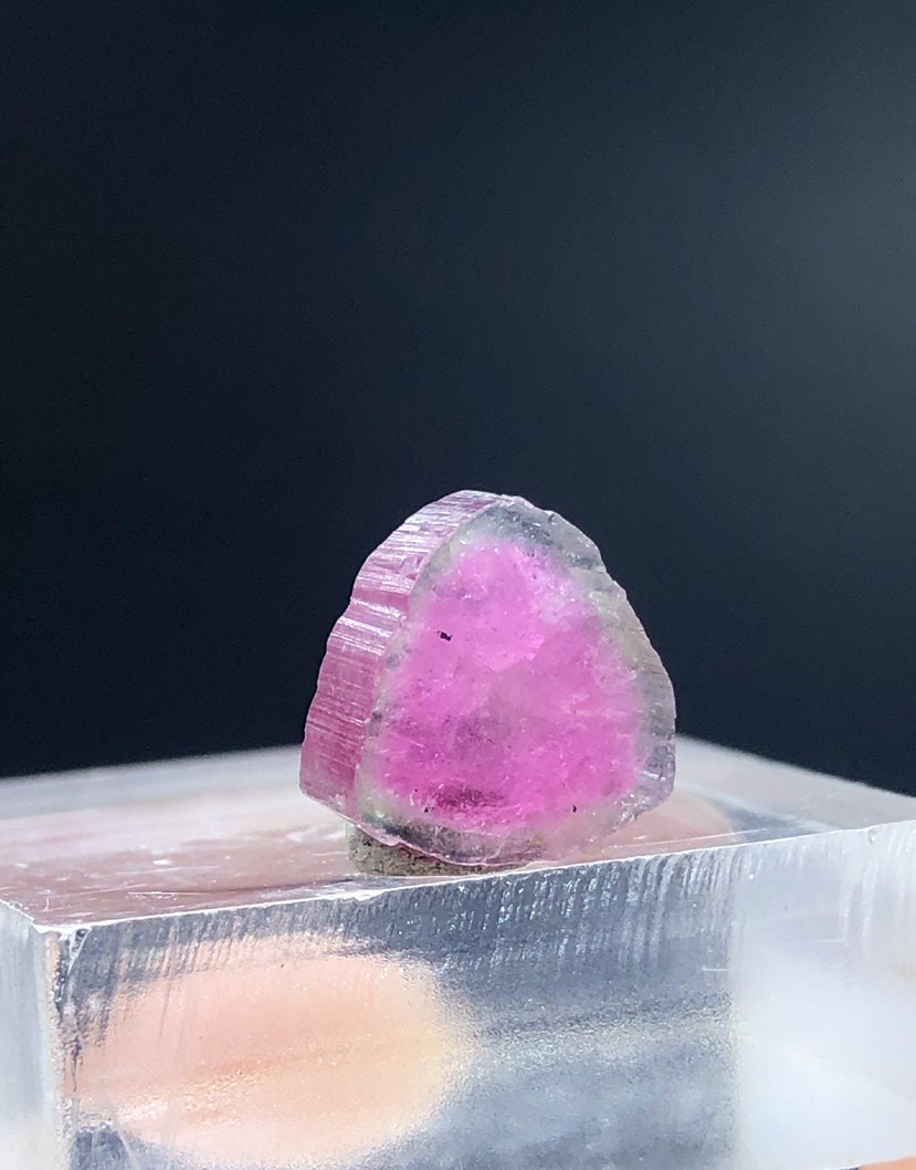 Natural Watermelon Tourmaline Slice, Pink Tourmaline, Raw Tourmaline, Tourmaline Stone ...