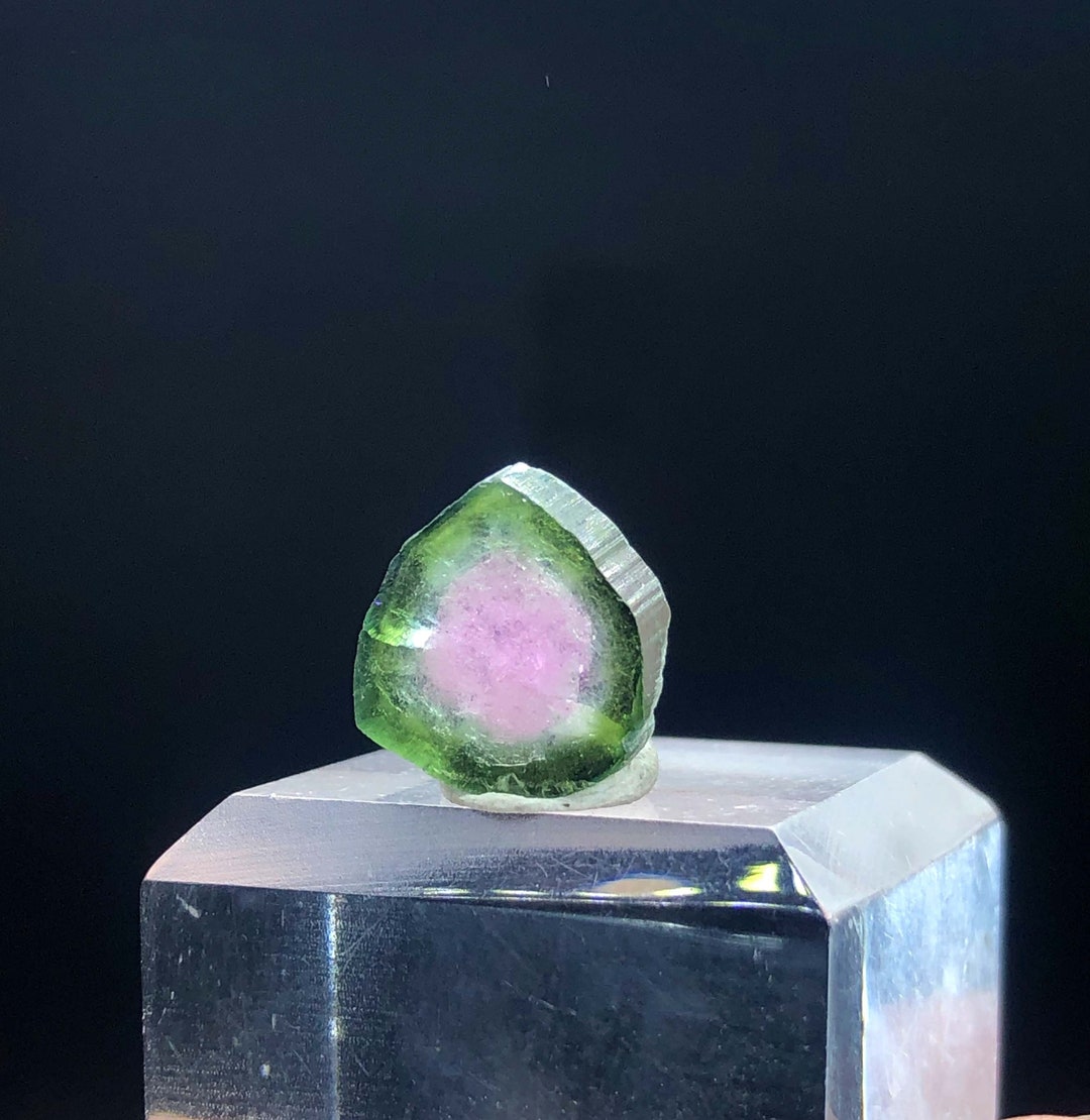 Natural Watermelon Tourmaline Slice, Pink Tourmaline, Raw Tourmaline ...