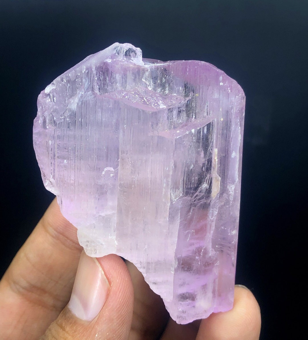 Kunzite Crystal, Natural Kunzite, Raw Kunzite, Kunzite Stone, Pink ...