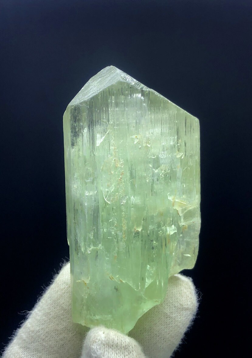 Natural Green Kunzite, Hiddenite Kunzite, Kunzite Crystal, Raw Kunzite ...