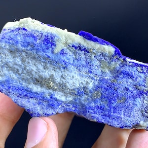 Blue Lapis Lazuli With Golden Pyrite on Matrix From Afghanistan - 212 ...
