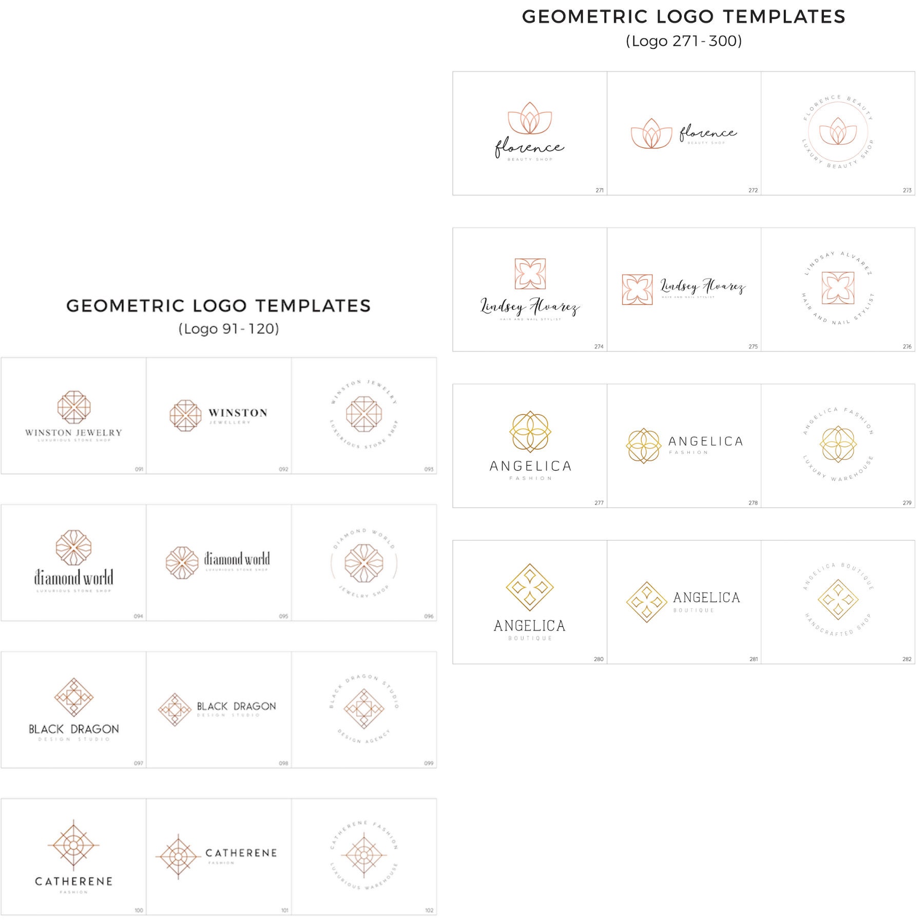 Logo Bundle Mega | 800+ Pre-made Logos Package | Suitable for Every Job ...