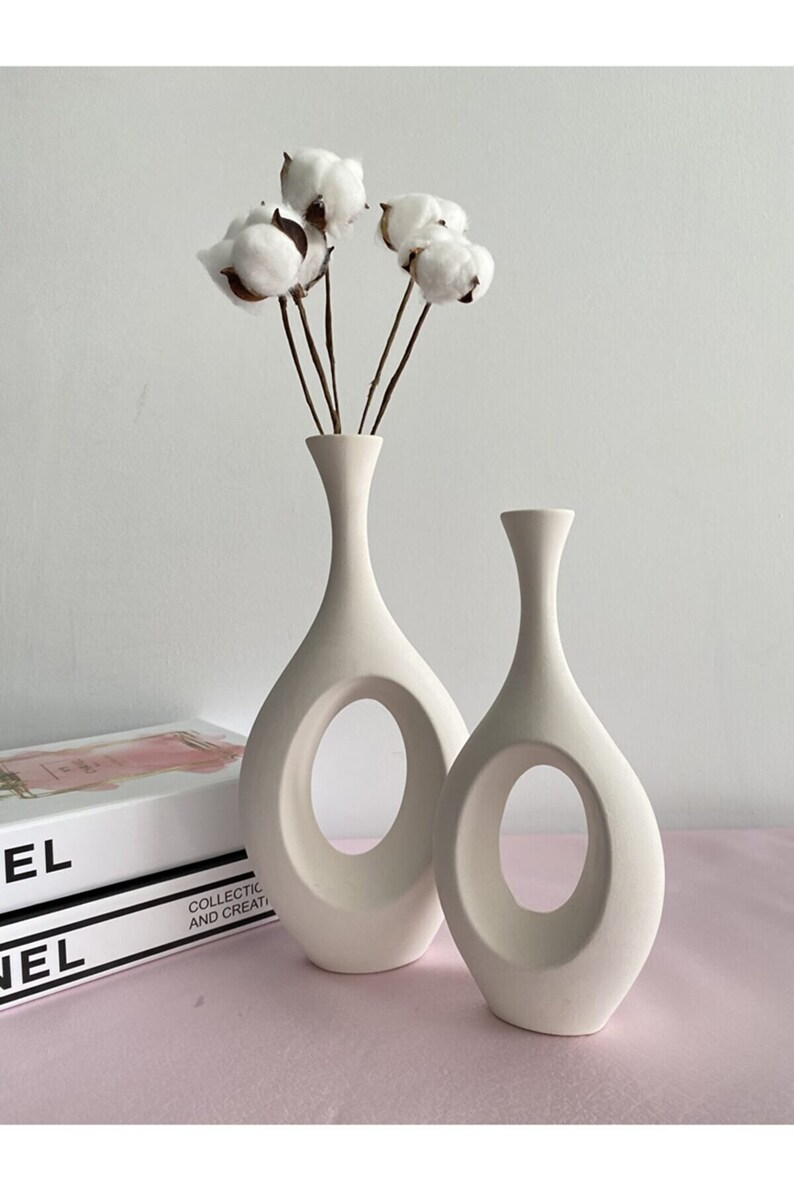 Handmade Abstract Ceramic Modern Matte Vase - Etsy
