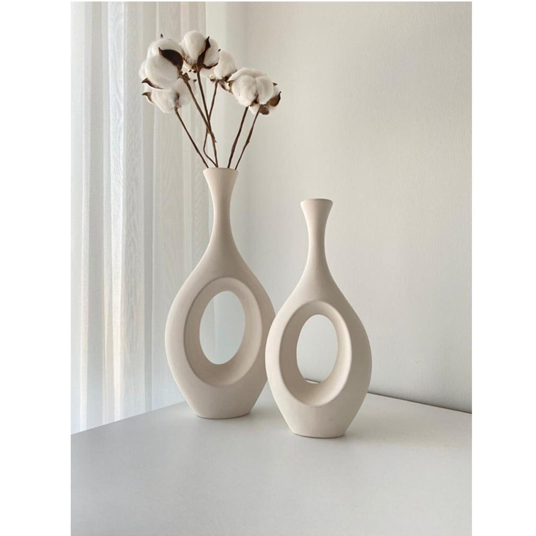 Handmade Abstract Ceramic Modern Matte Vase - Etsy