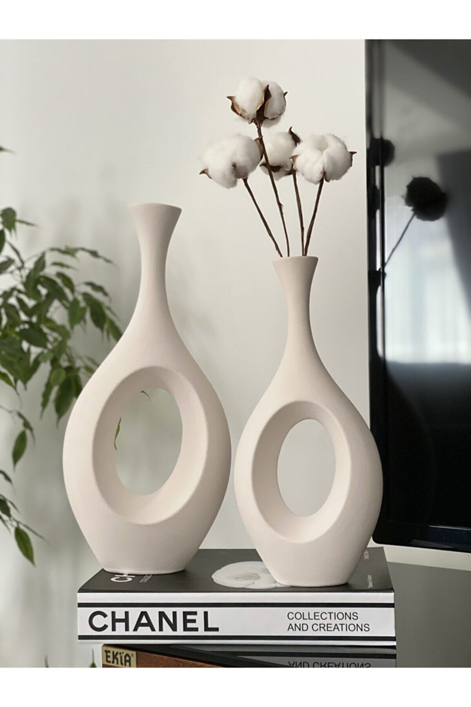 Handmade Abstract Ceramic Modern Matte Vase - Etsy