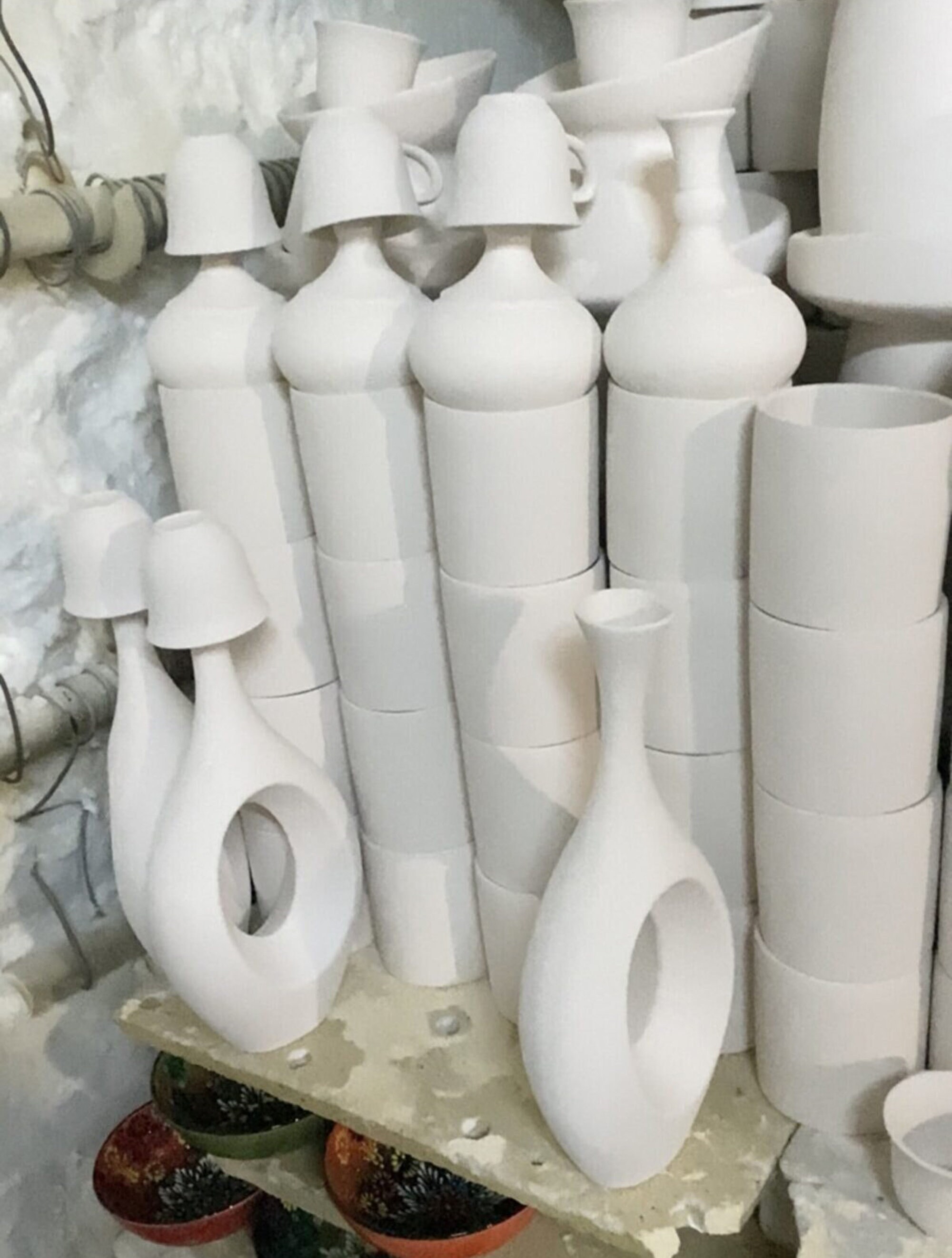 Handmade Abstract Ceramic Modern Matte Vase - Etsy