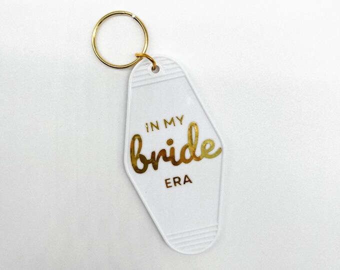 In My Bride Era Retro Motel Keychain | Retro Keychain, Hotel Keychain ...
