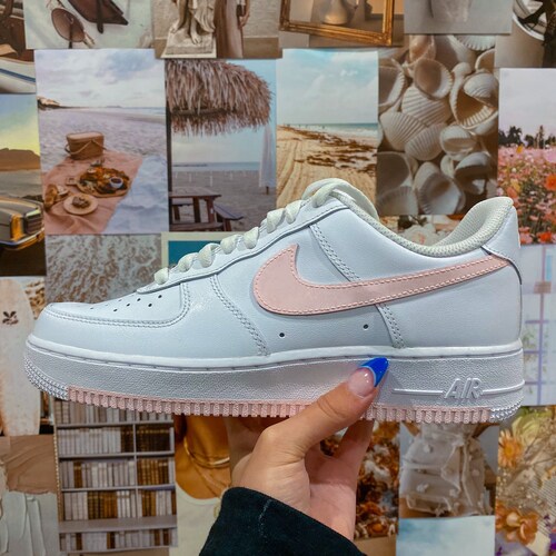 Custom Nike Rainbow Swoosh AF1 Shoes Air Force 1 Hand Painted - Etsy