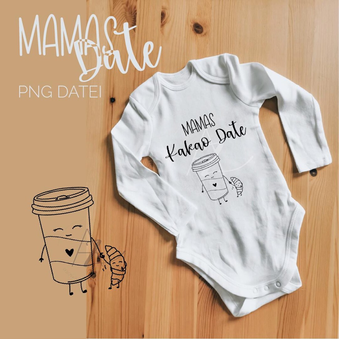 Iron-on Patch Plotter File Mama and I - Baby Bodysuit - Baby Gift ...