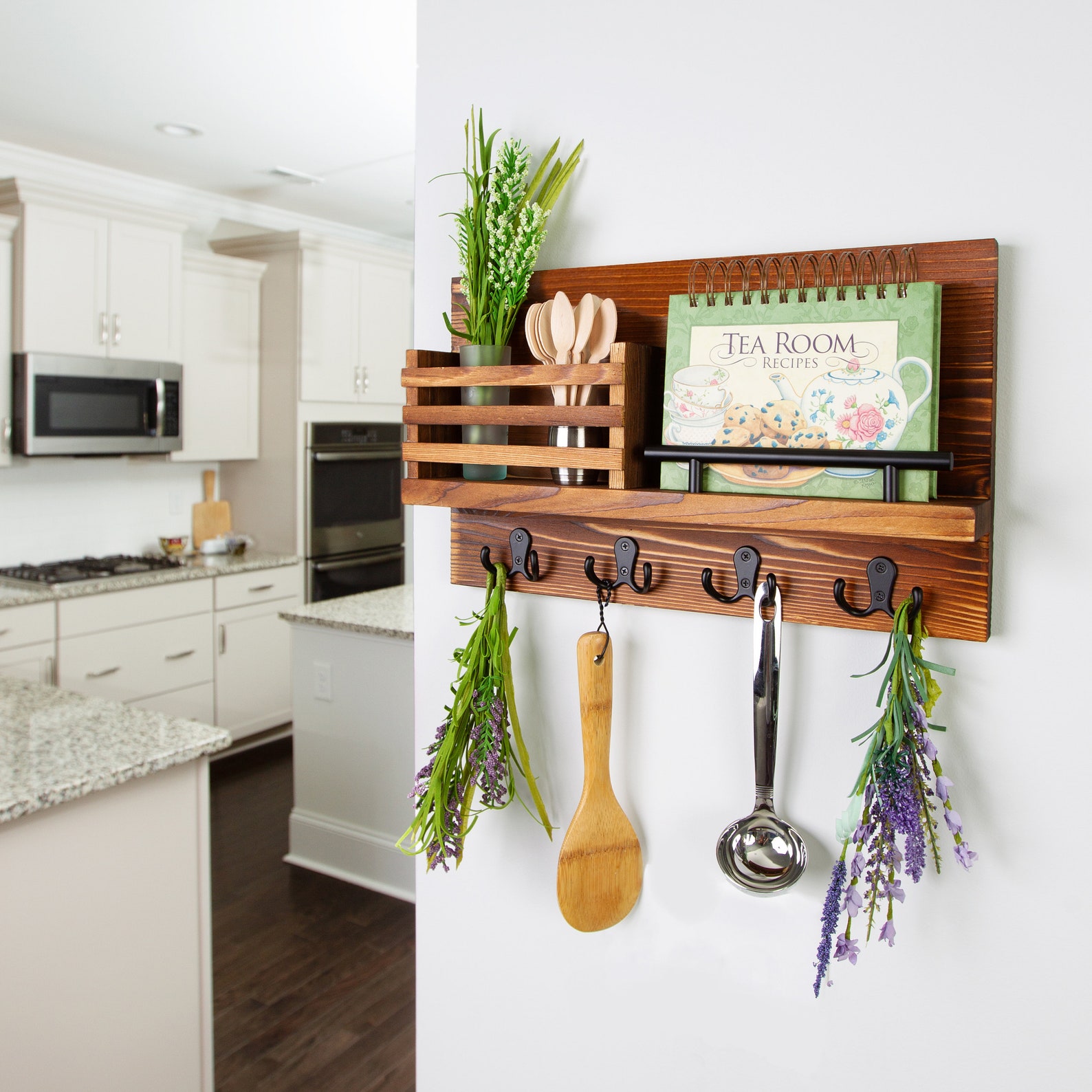 Key Holder and Mail Shelf Unique Hanging Wall Organizer for - Etsy