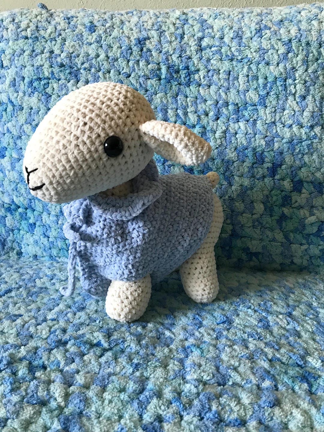 Pica Pau, Lamb, Sheep, Soft, Crochet, Plushie, Cute, Kawaii, Almigurumi ...