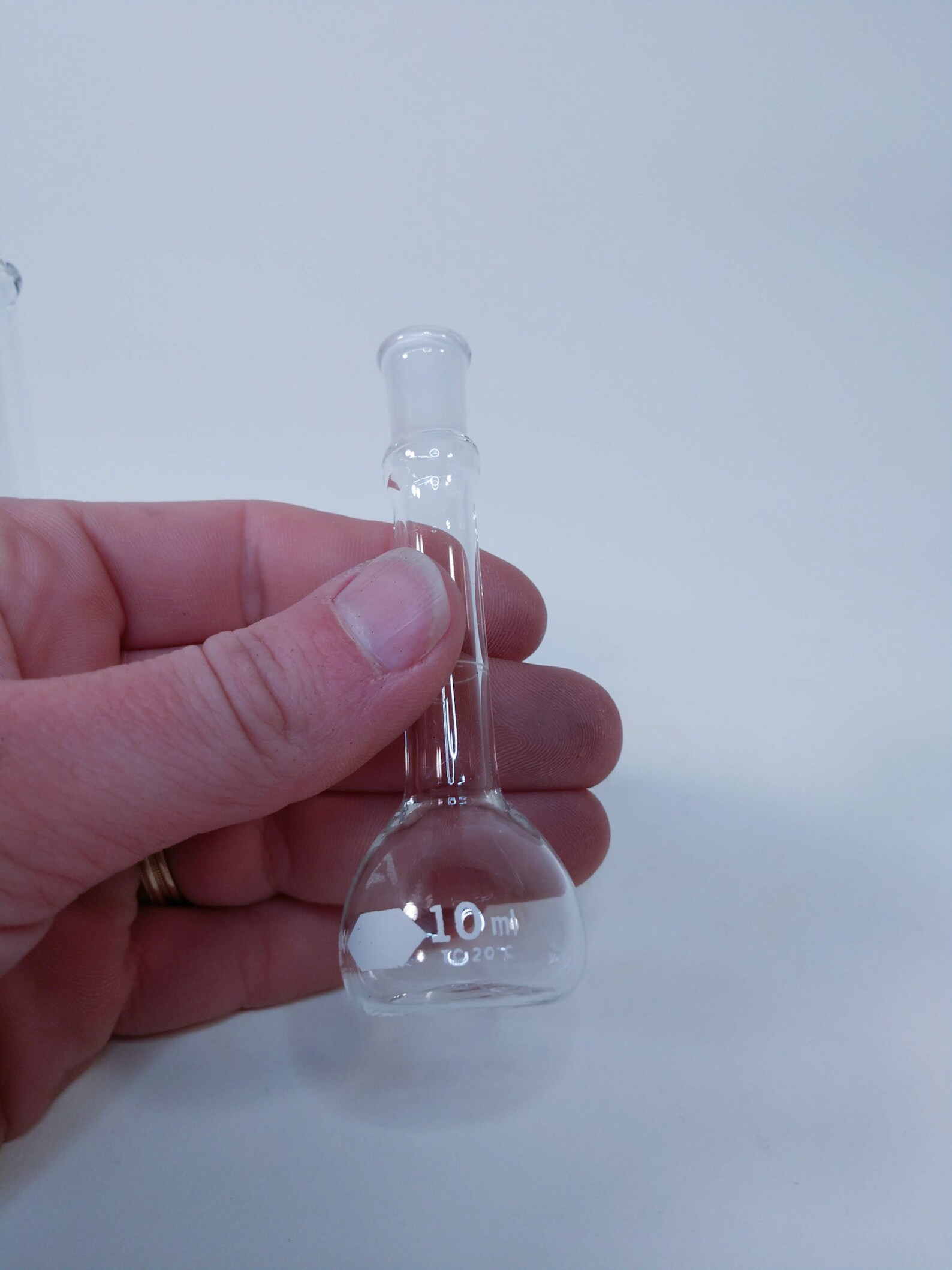 Vintage Lab Glass Volumetric Flask 10 Ml | Etsy