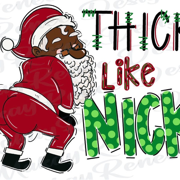 Thick Like Nick Png - Etsy