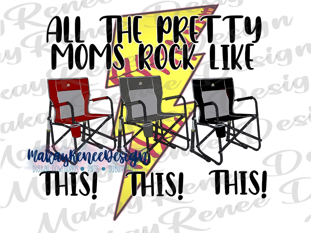 All the Pretty Moms Rock Like This, Softball Mom Prayer PNG, Game Day ...