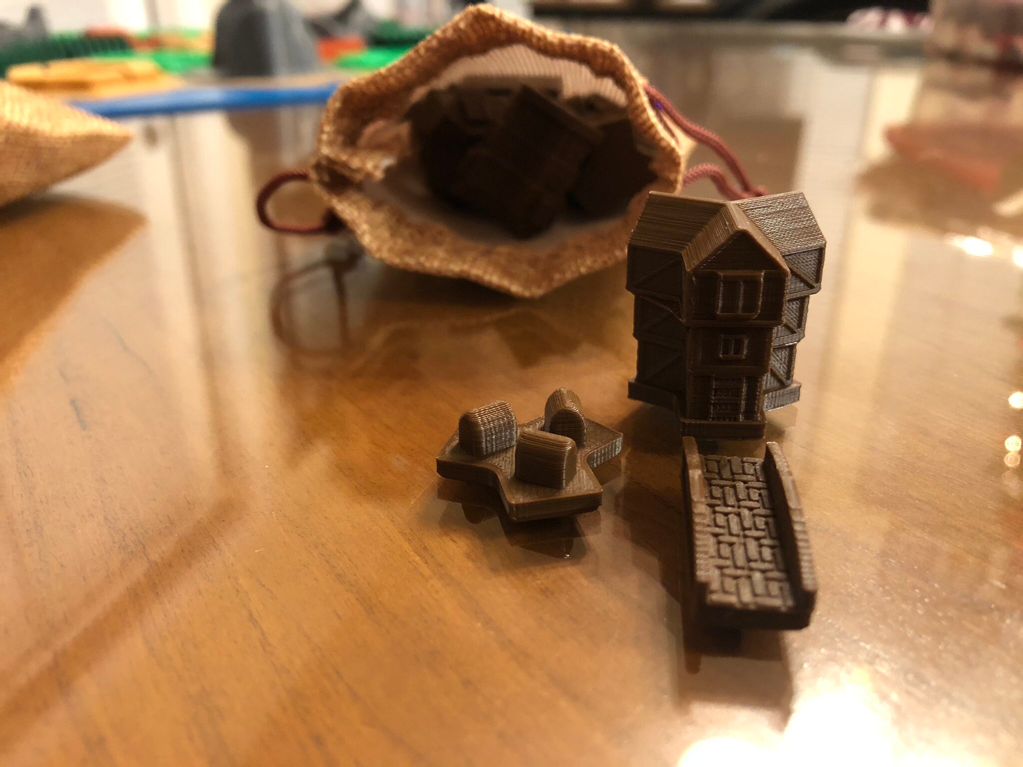 Settlement and Road Pieces Compatible With Settlers of Catan, STL File ...