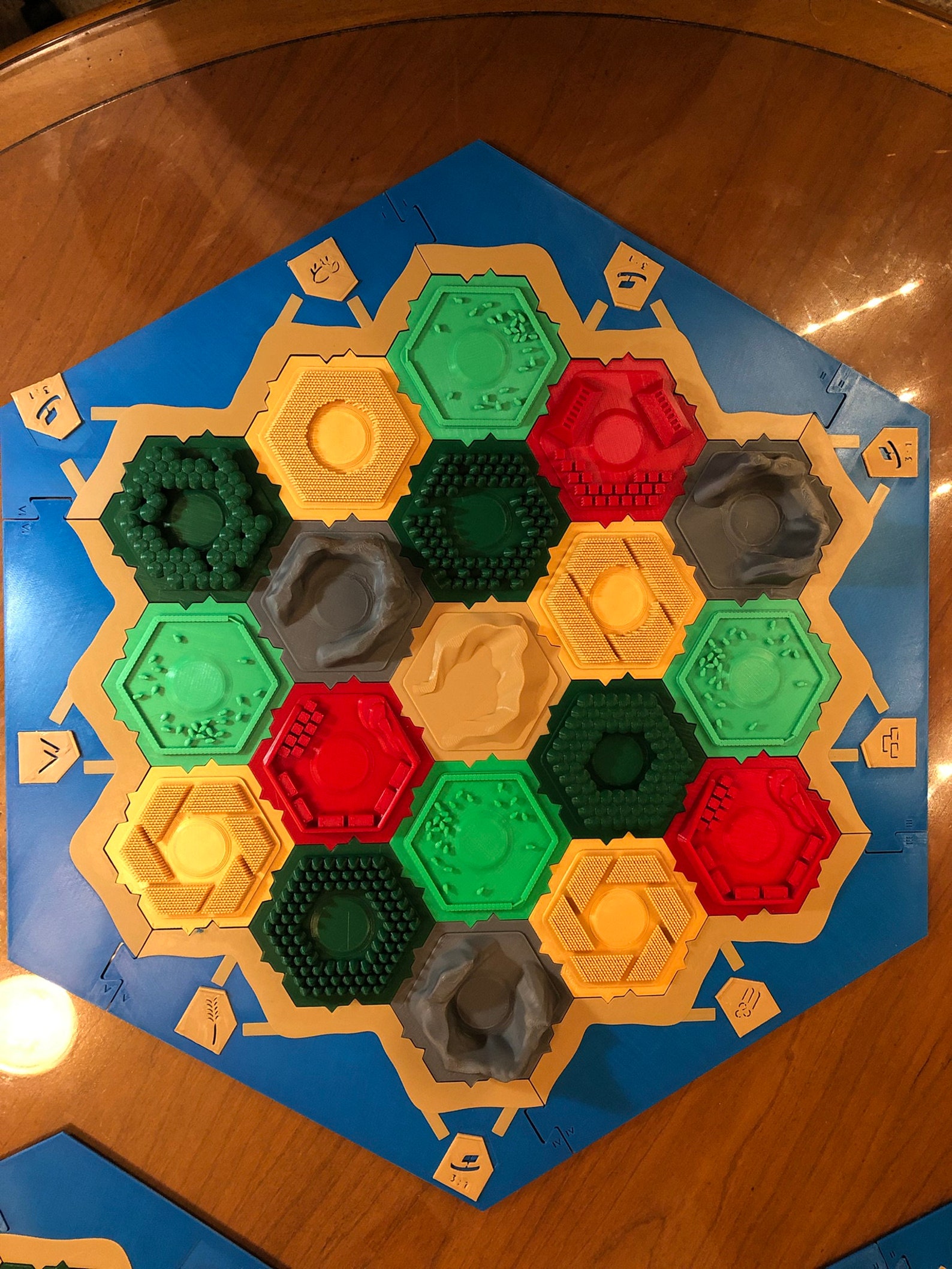 Sheep/pasture/wool Resource Hex Tile Compatible With Settlers of Catan ...