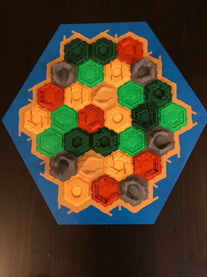 Sheep/pasture/wool Resource Hex Tile Compatible With Settlers of Catan ...