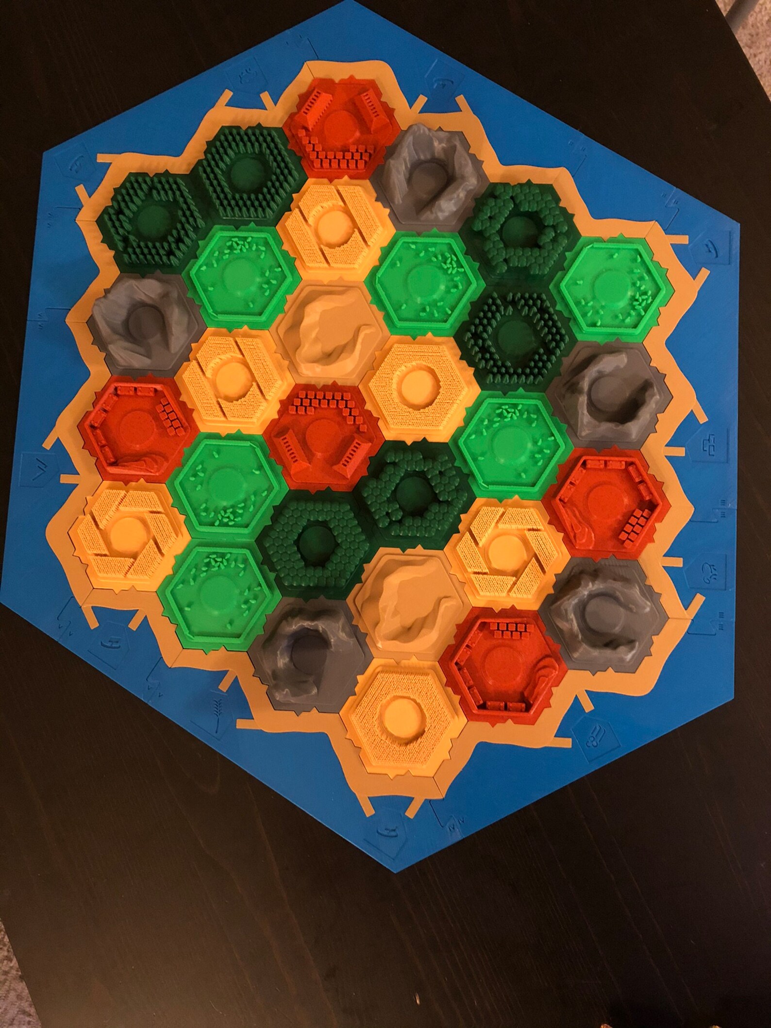 Sheep/pasture/wool Resource Hex Tile Compatible With Settlers of Catan ...