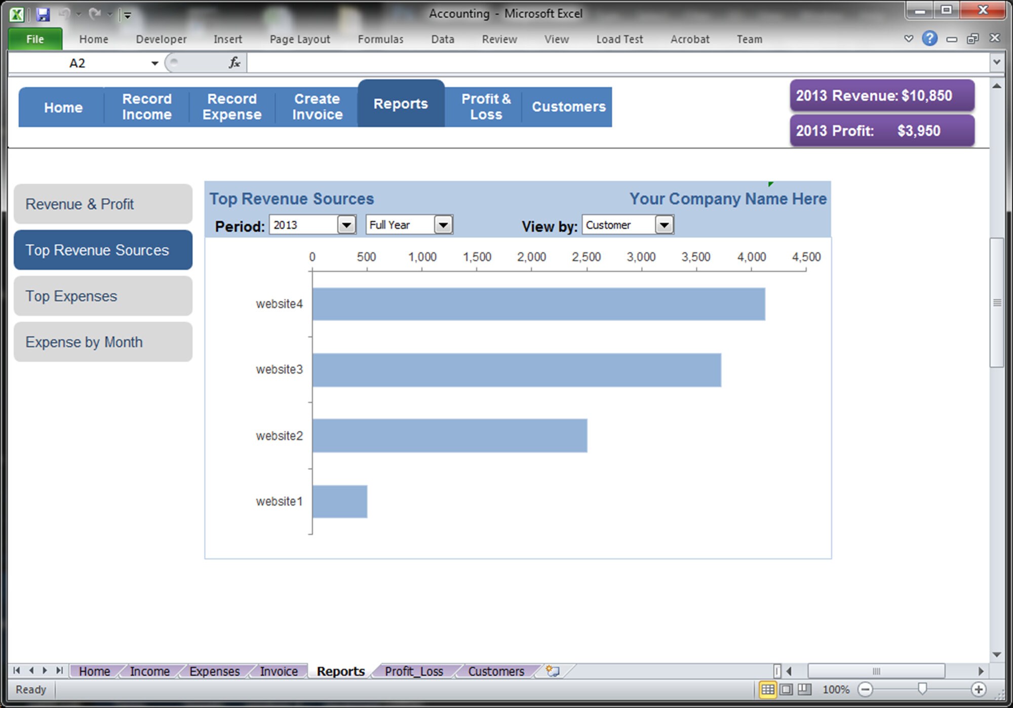 Small Business Accounting Software Workbook for Excel - Etsy