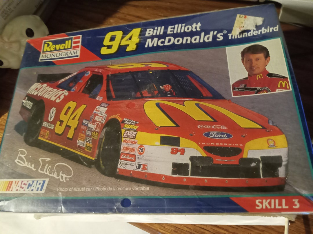 1997 Revell Monogram 94 Bill Elliott Mcdonalds Thunderbird Model Kit ...