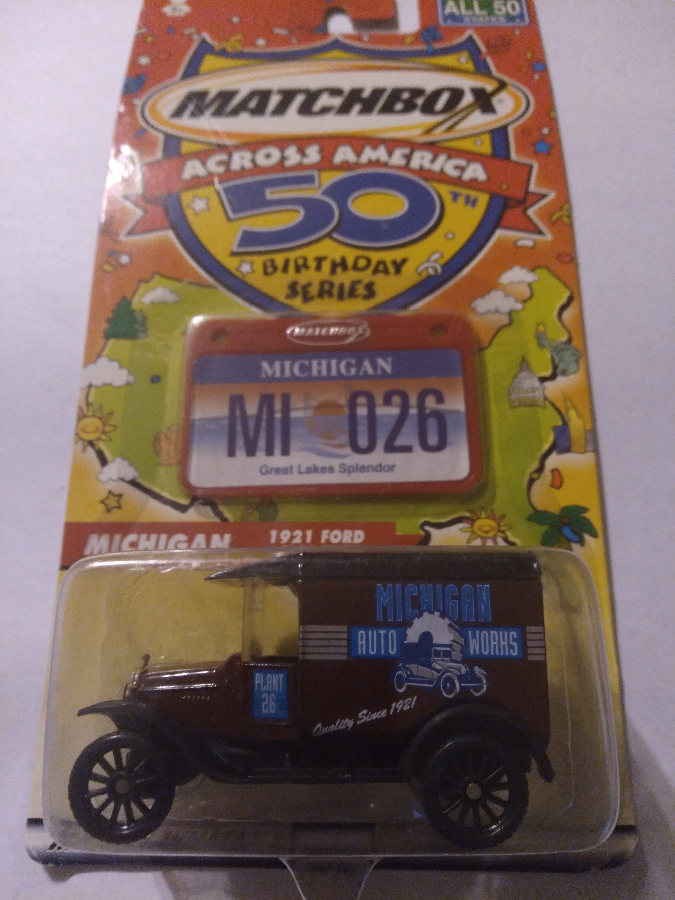 Matchbox Across America 50th Birthday Series Michigan 1921 - Etsy