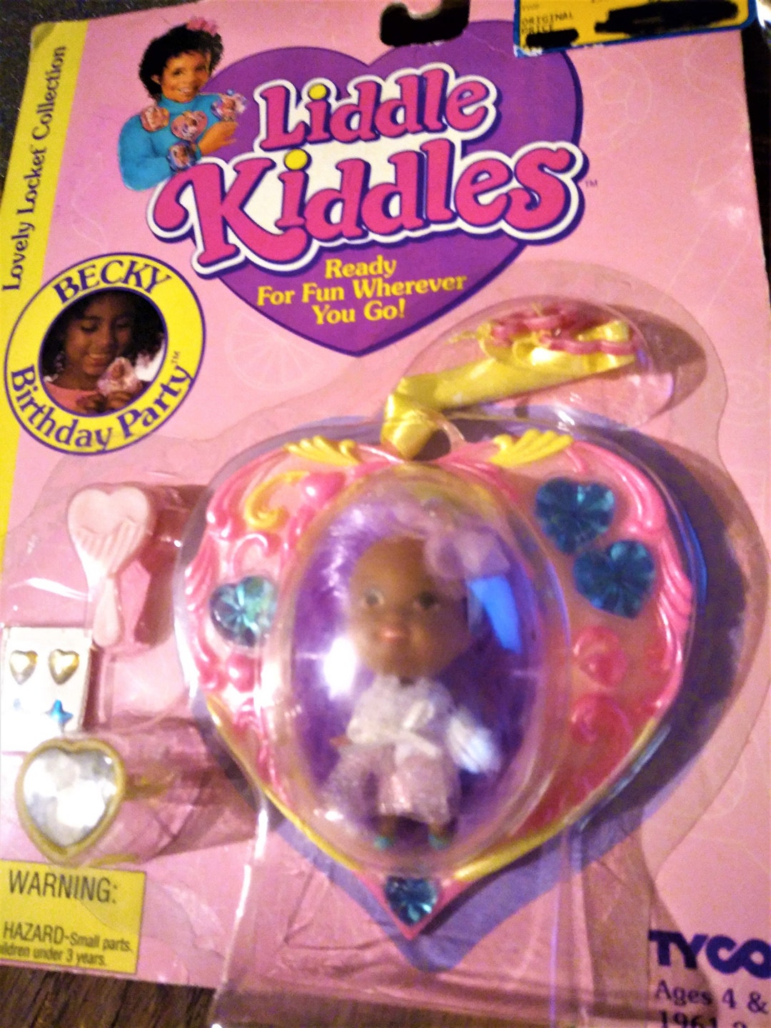 Tyco Liddle Kiddle Black Becky Birthday Party Lovely Locket Doll on ...