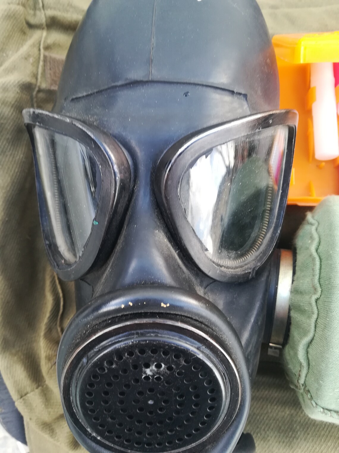 Vintage Soviet Military Gas Mask chernobylsize-2-lpmk | Etsy