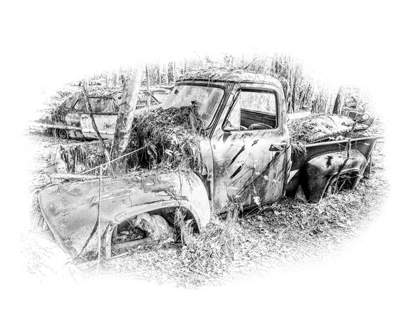 Old Ford Truck Drawings