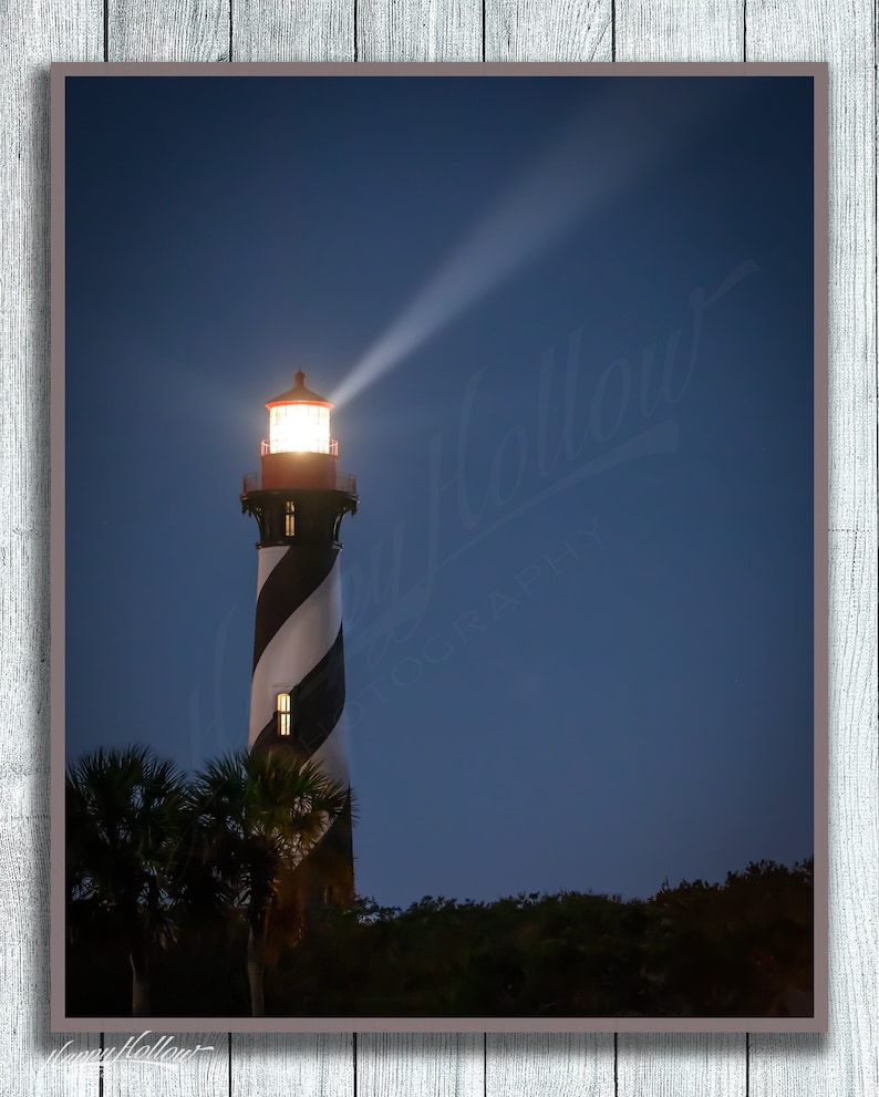 St Augustine Lighthouse , Lighthouse Photograph, Fine Art Print, St ...
