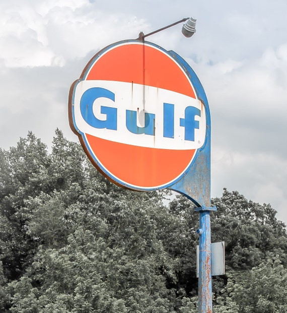 Old Gas Station Sign