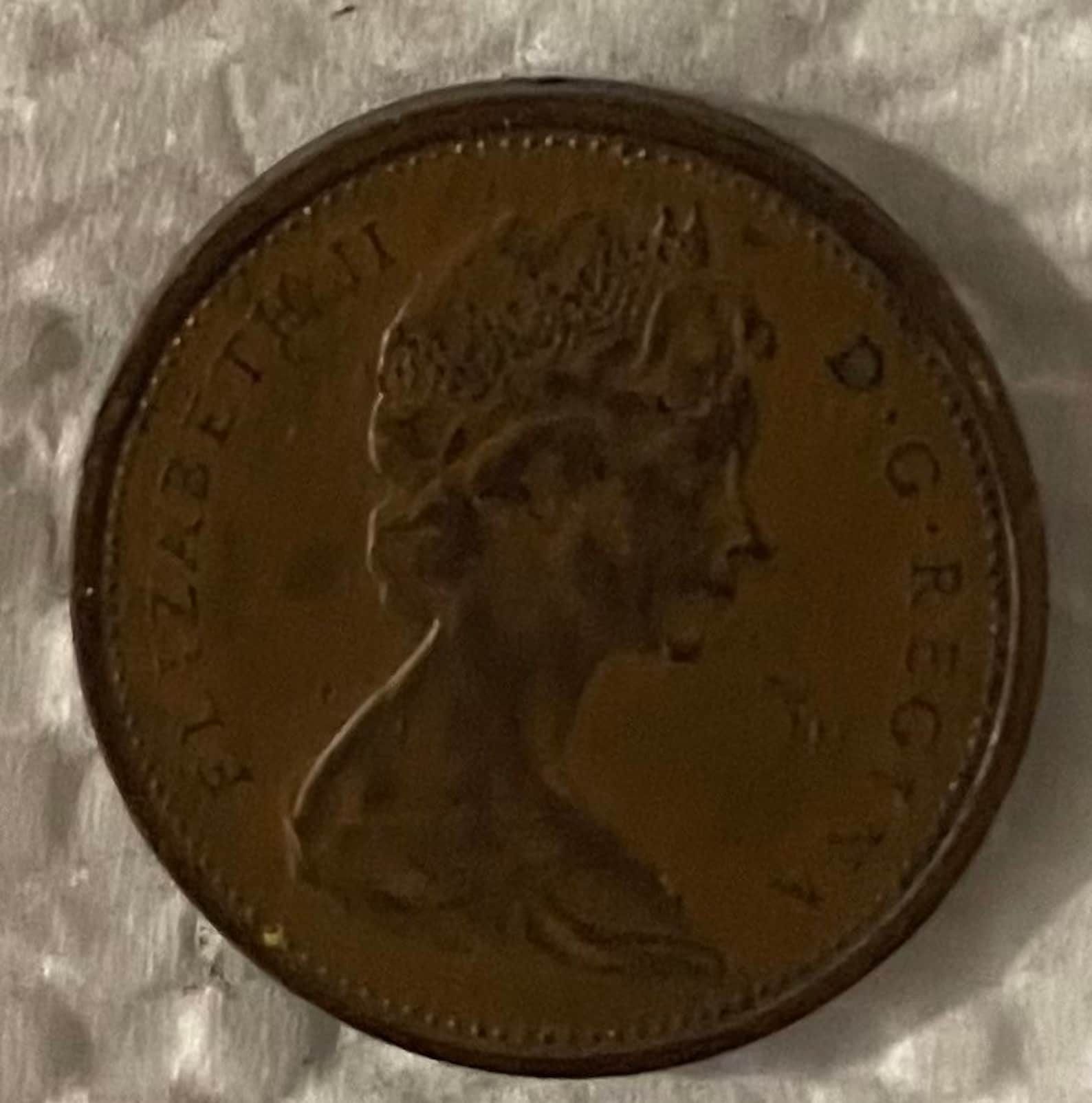 1967 One Cent Clipped Canadian Penny Rare Collection - Etsy Canada
