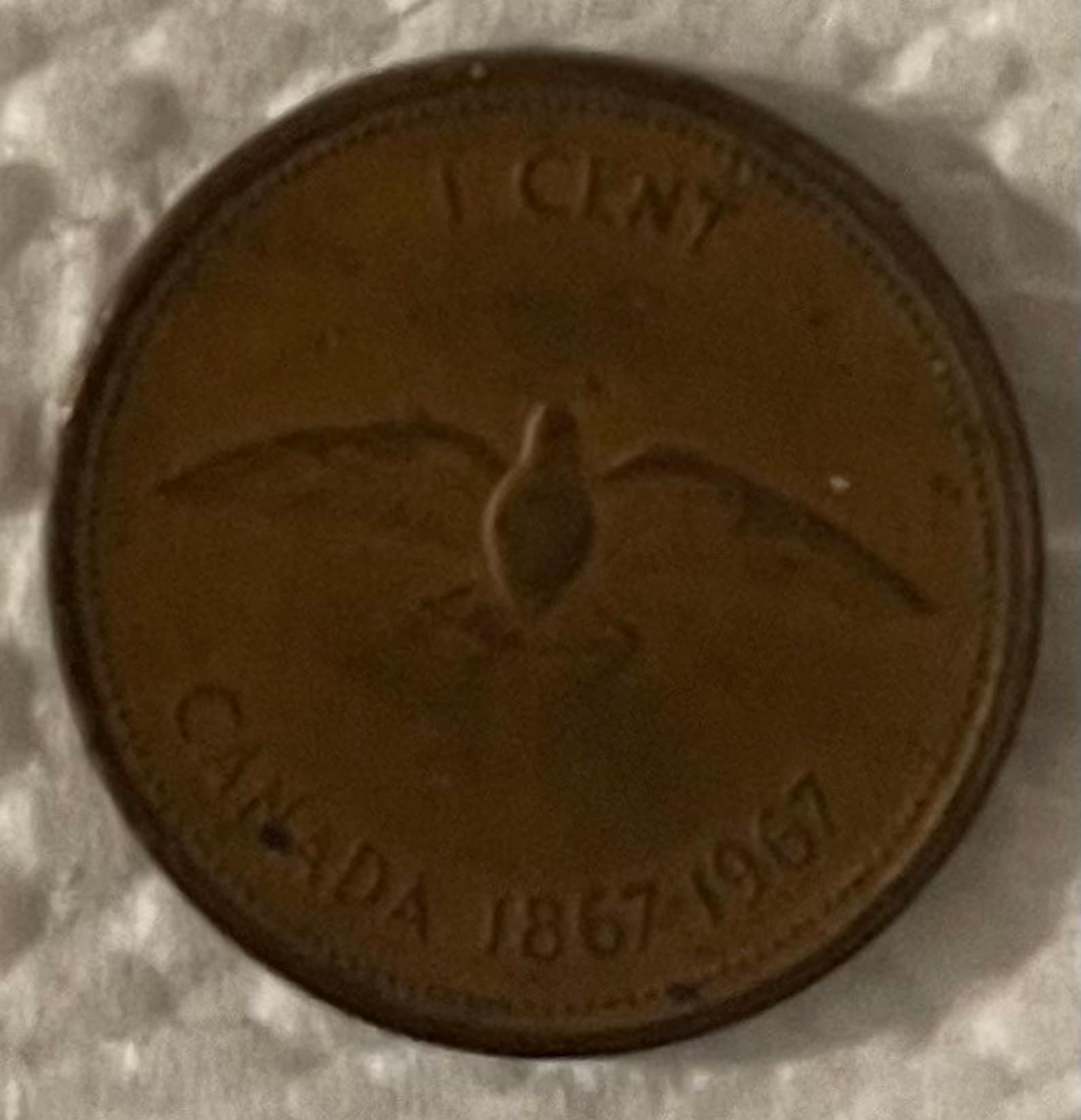 1967 One Cent Clipped Canadian Penny Rare Collection - Etsy