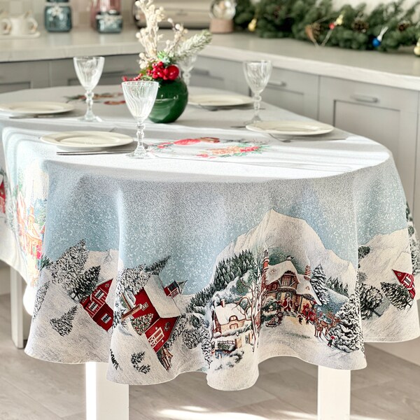 Oval Tablecloth - Etsy