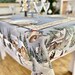 Winter Tablecloth for Christmas, Decorative Christmas Tablecloth ...