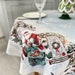 Nativity Scene Tablecloth, Winter Holidays Dining Table Decoration ...