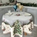 Nativity Scene Tablecloth, Winter Holidays Dining Table Decoration ...