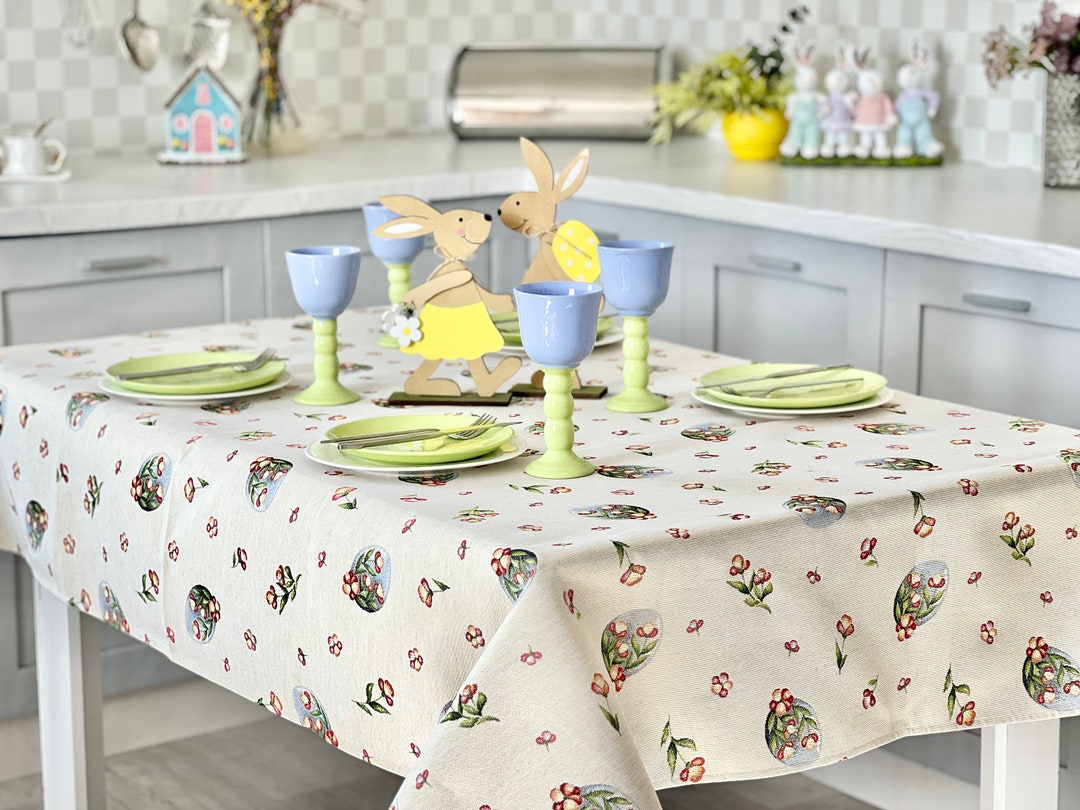 Easter Tablecloth’s, Easter Textile, Easter Tablecloth for Easter ...