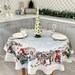 Nativity Scene Tablecloth, Winter Holidays Dining Table Decoration ...