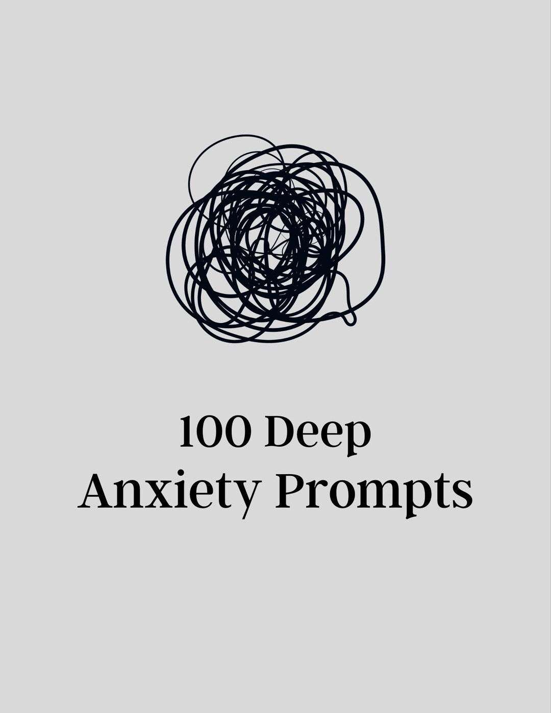 100 Deep Anxiety Prompts | Journaling Prompts for Managing Anxiety ...