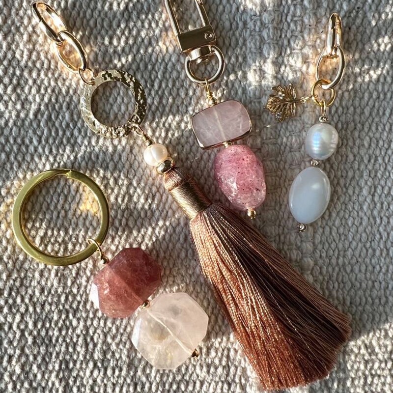 Crystal Keychain - Etsy