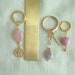 Crystal Keychain | Rose Quartz Gold Keychain | Mama Keychain | Mother's ...